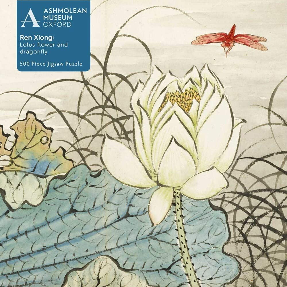 Adult Jigsaw Puzzle. Ashmolean, Ren Xiong: Lotus Flower and Dragonfly ...
